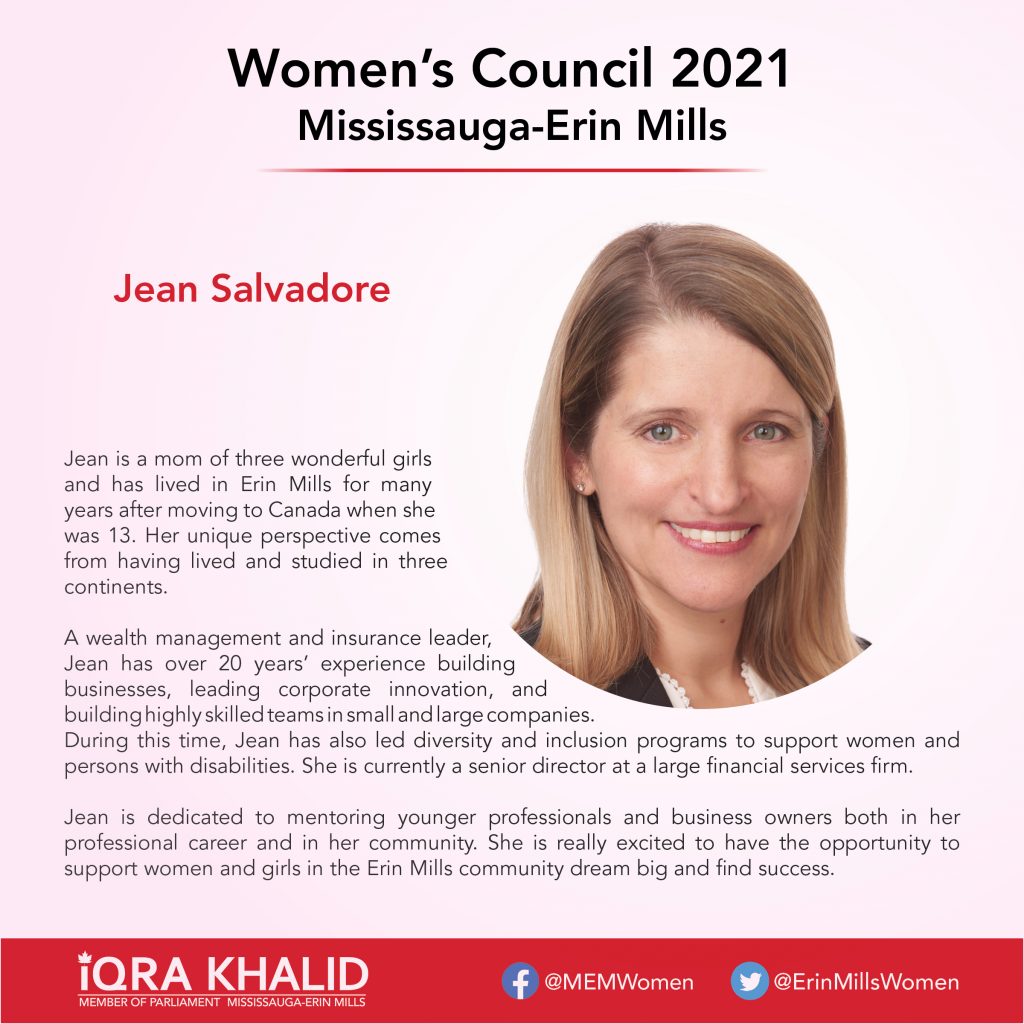 Introducing the 2021 Erin Mills Women's Council!